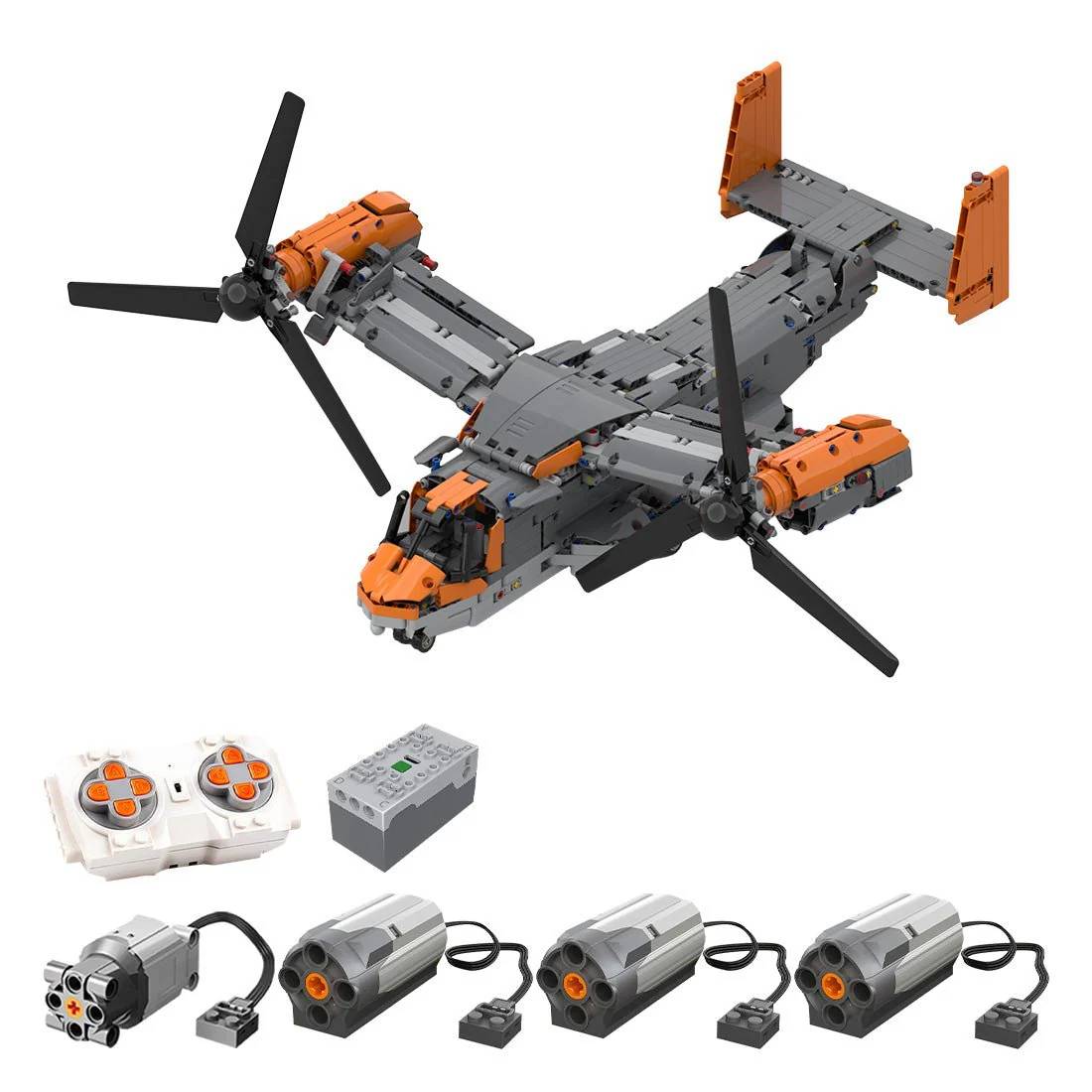 LesDiy V22 Osprey RC • Set 3507309 • SetDB • Merlins Bricks