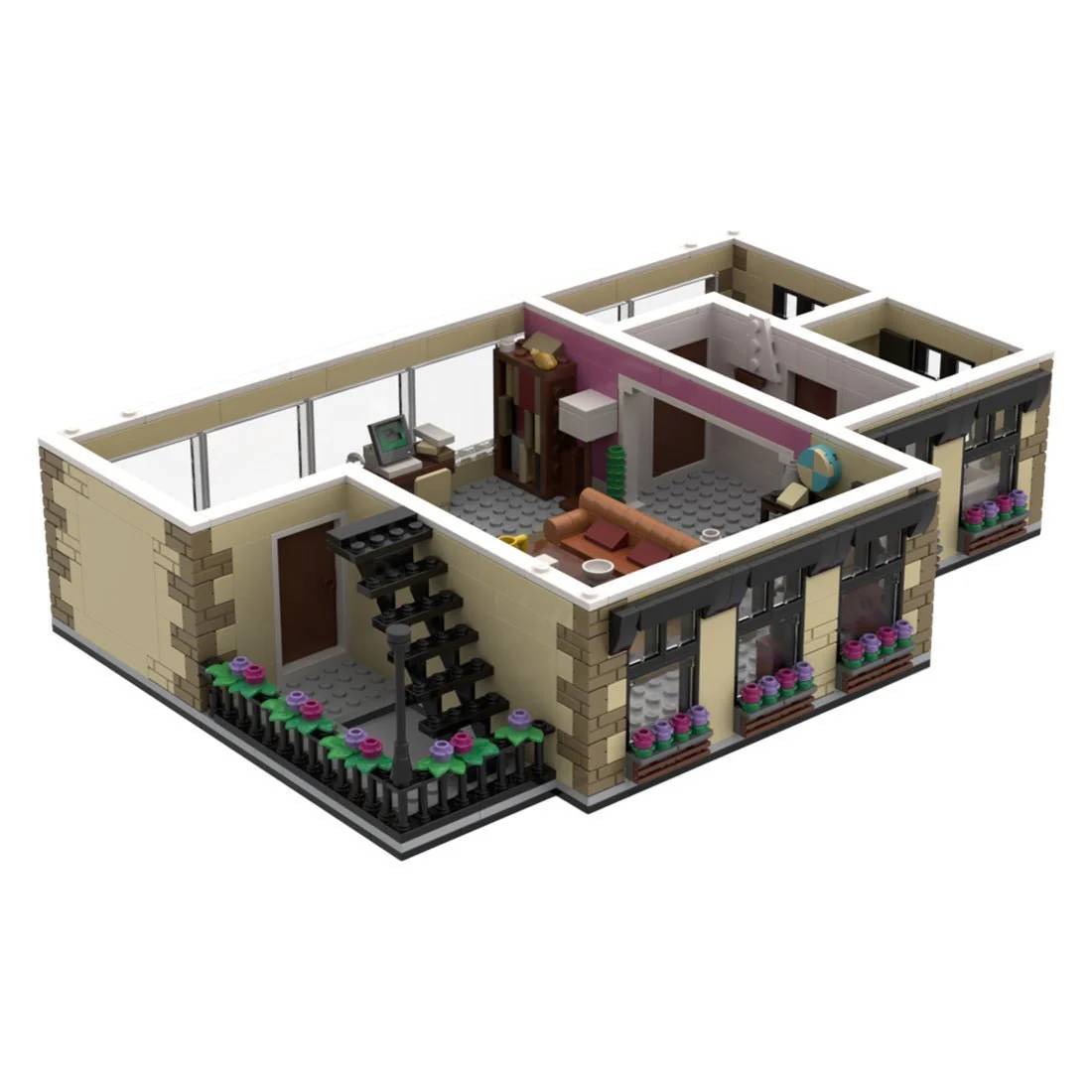 LesDiy Ross Apartment Sitcom Suite • Set 3509324 • SetDB