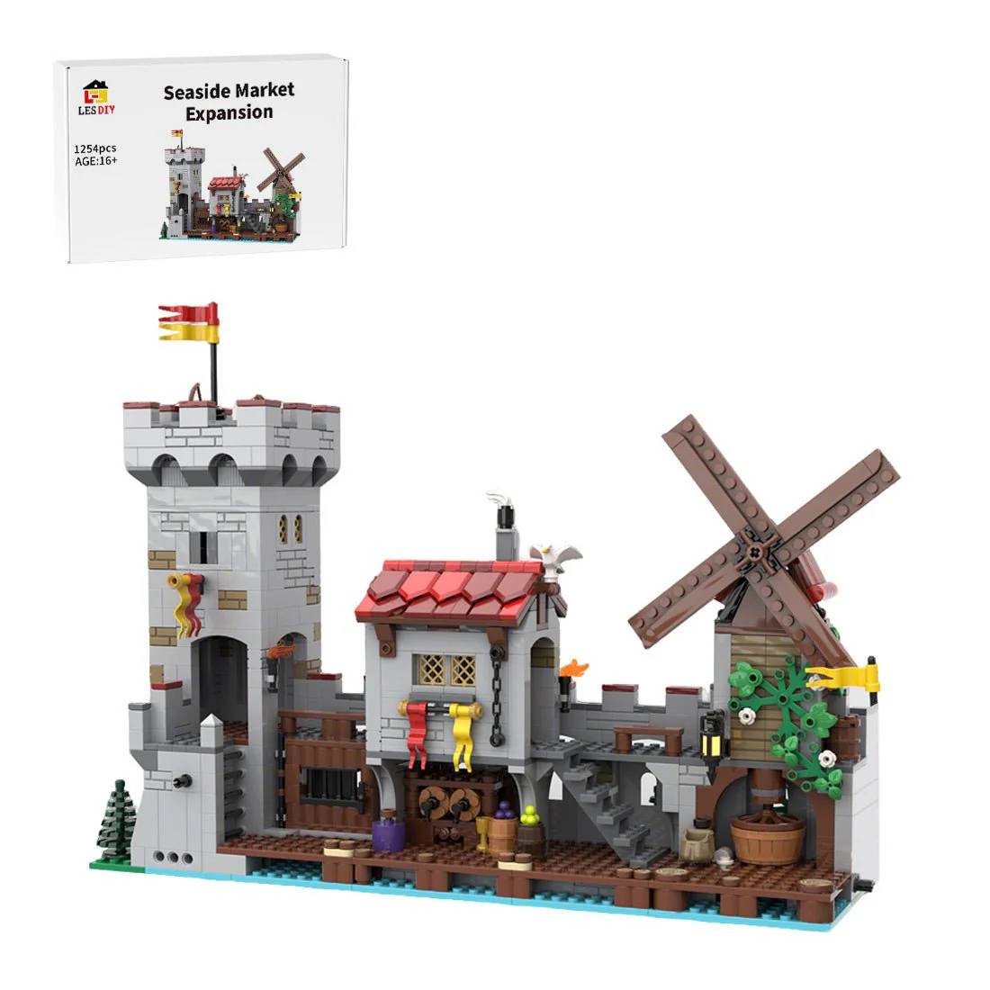 LesDiy Medieval Seaside Market Extra Modules • Set 3652115