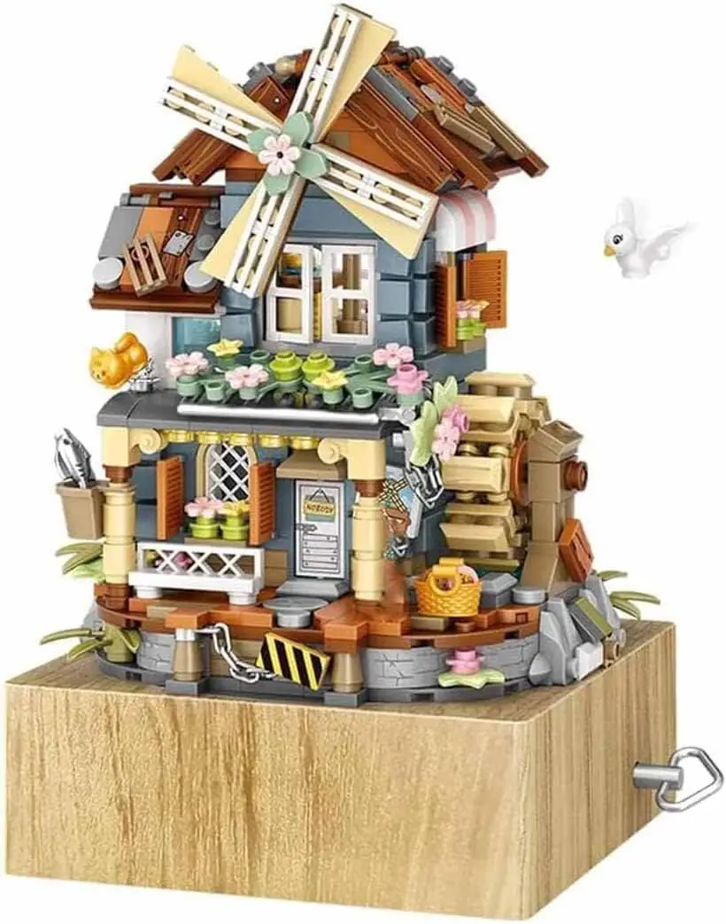 LOZ Windmill Music box • MINI BLOCKS • Set 1239 • SetDB