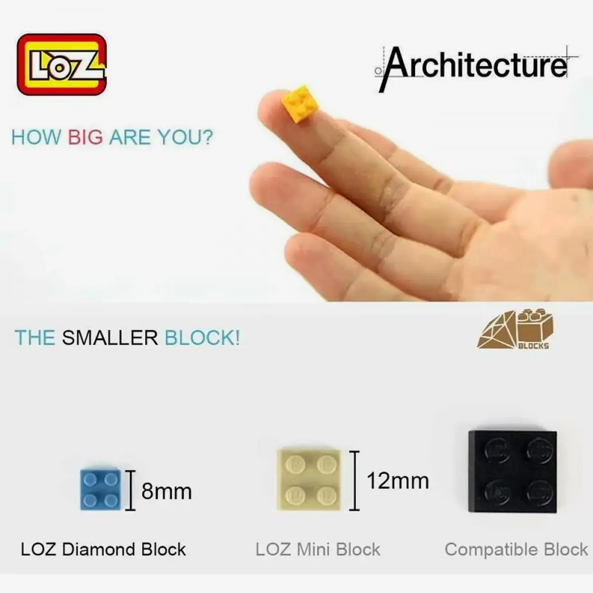LOZ Cow • DIAMOND BLOCKS • Set 9052 • SetDB • Merlins Bricks