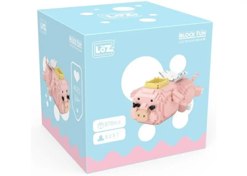 LOZ Engel Schwein • DIAMOND BLOCKS • Set 9257 • SetDB