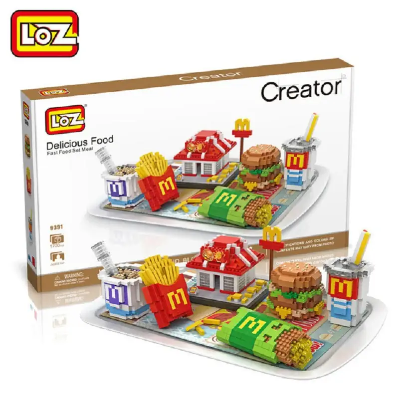 LOZ Fast Food • Set 9391 • SetDB • Merlins Bricks