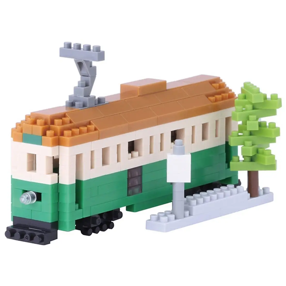 nanoblock Melbourne Tram • DIAMOND BLOCKS • Set NBH-102
