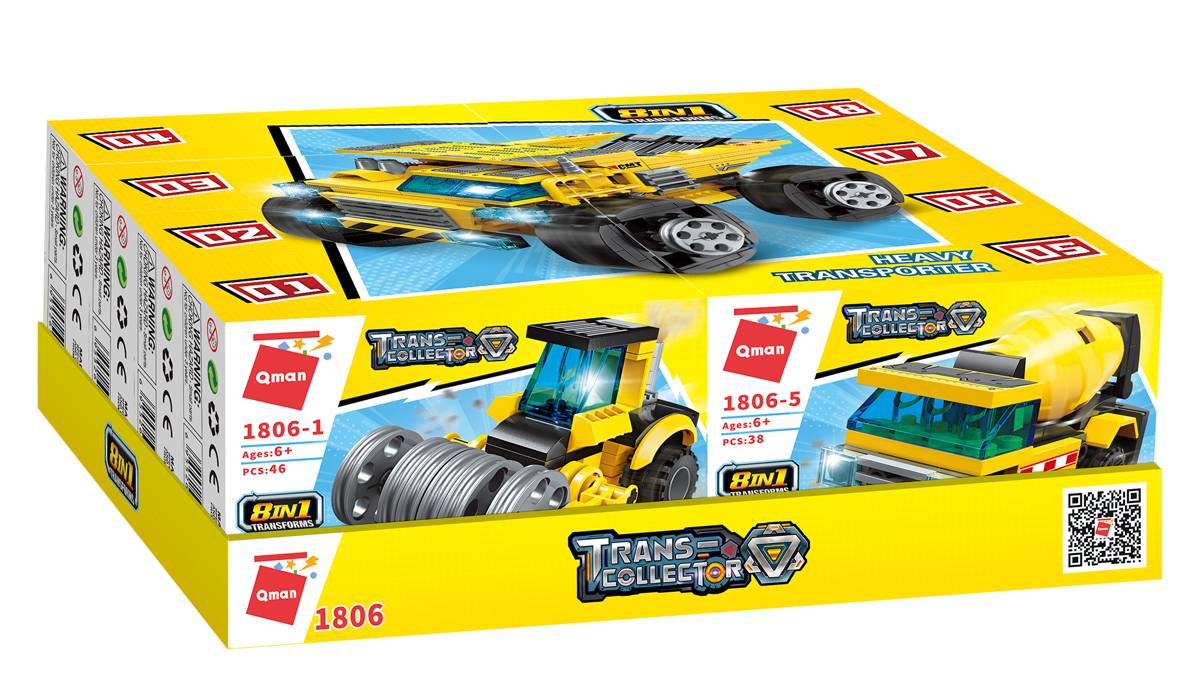 Qman Heavy Transporter • Set 1806 • SetDB • Merlins Bricks