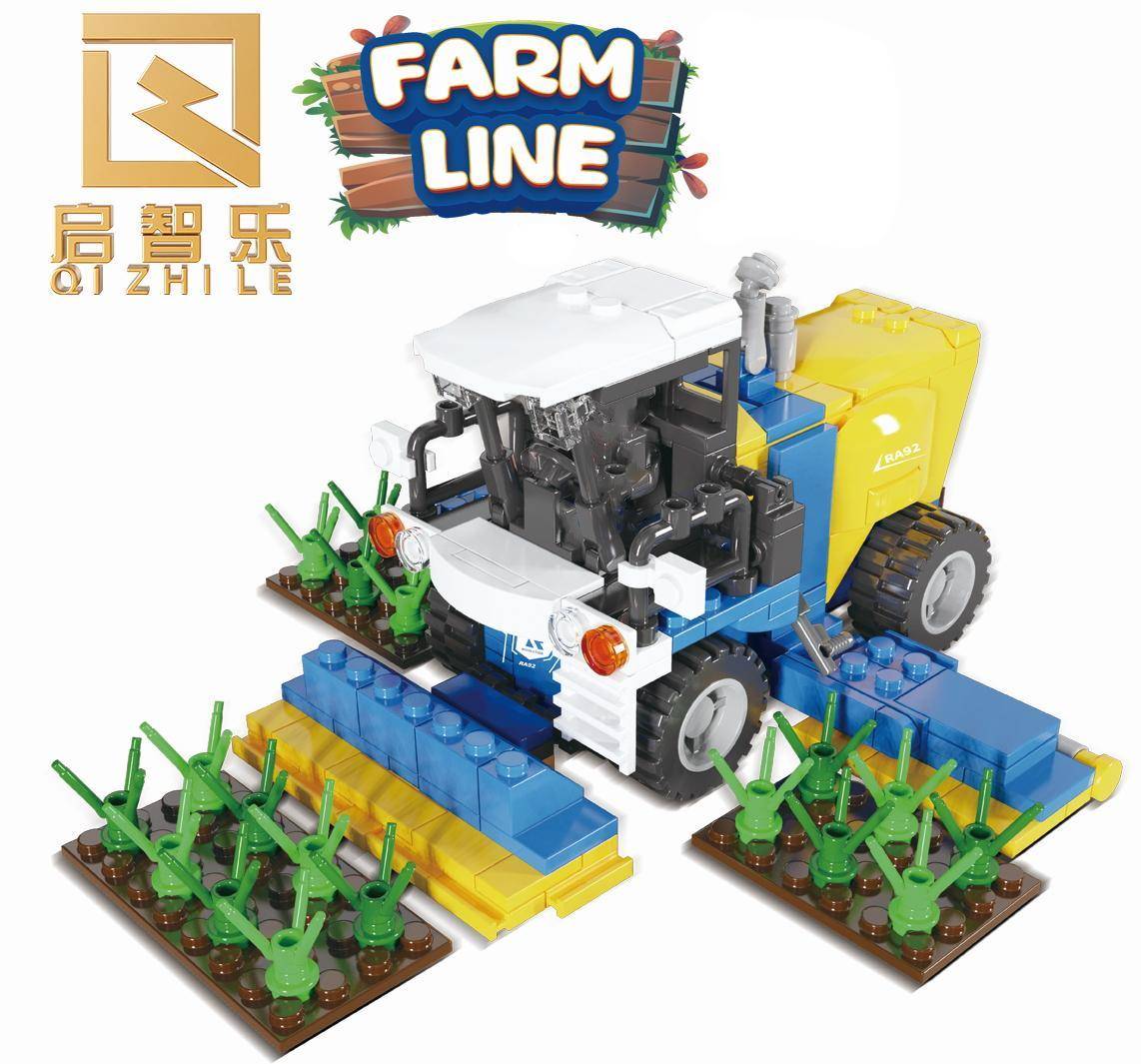 Qi Zhi Le Farm line forage harvester • Set 90095 • SetDB