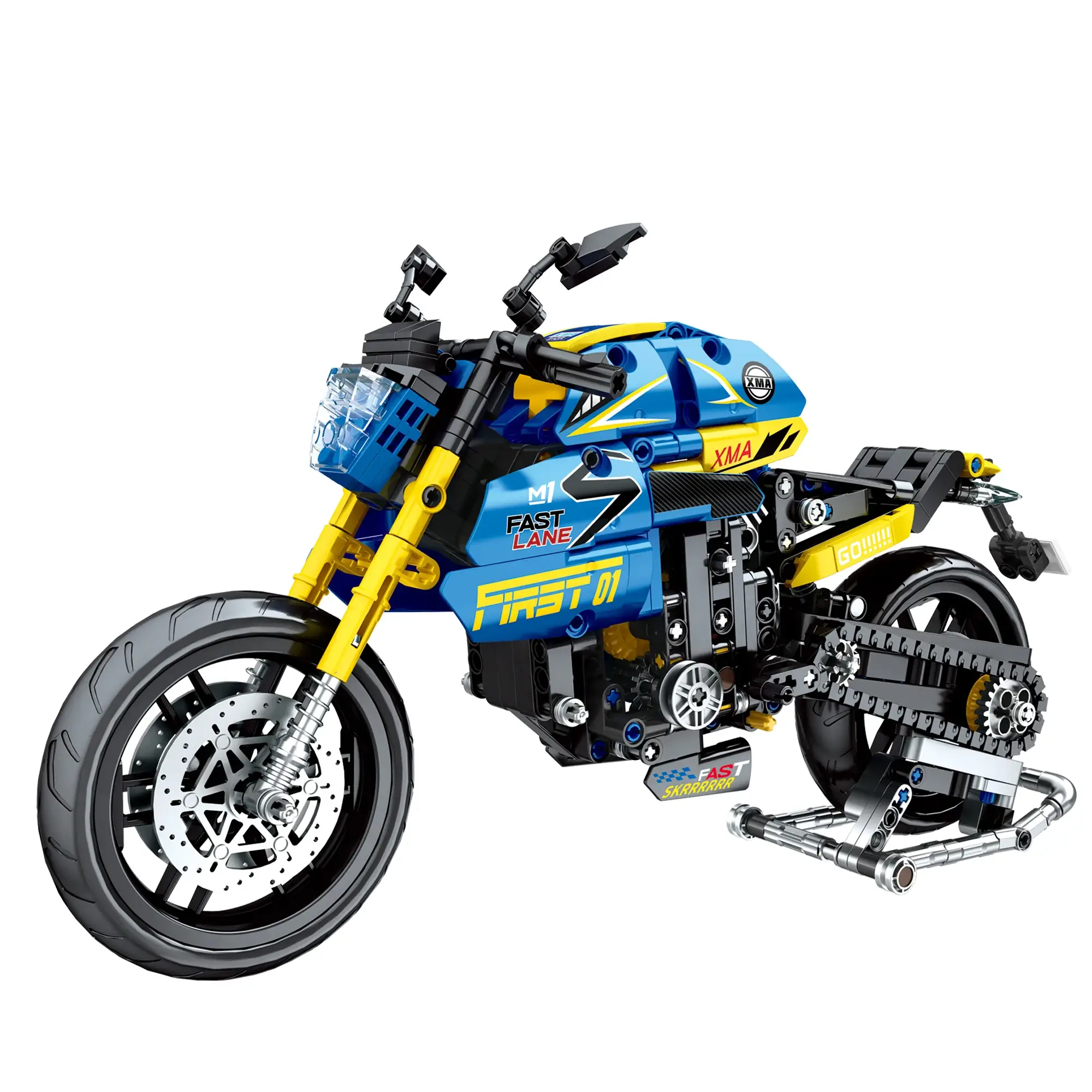 Reobrix G310R Motorbike • Set 82001 • SetDB • Merlins Bricks