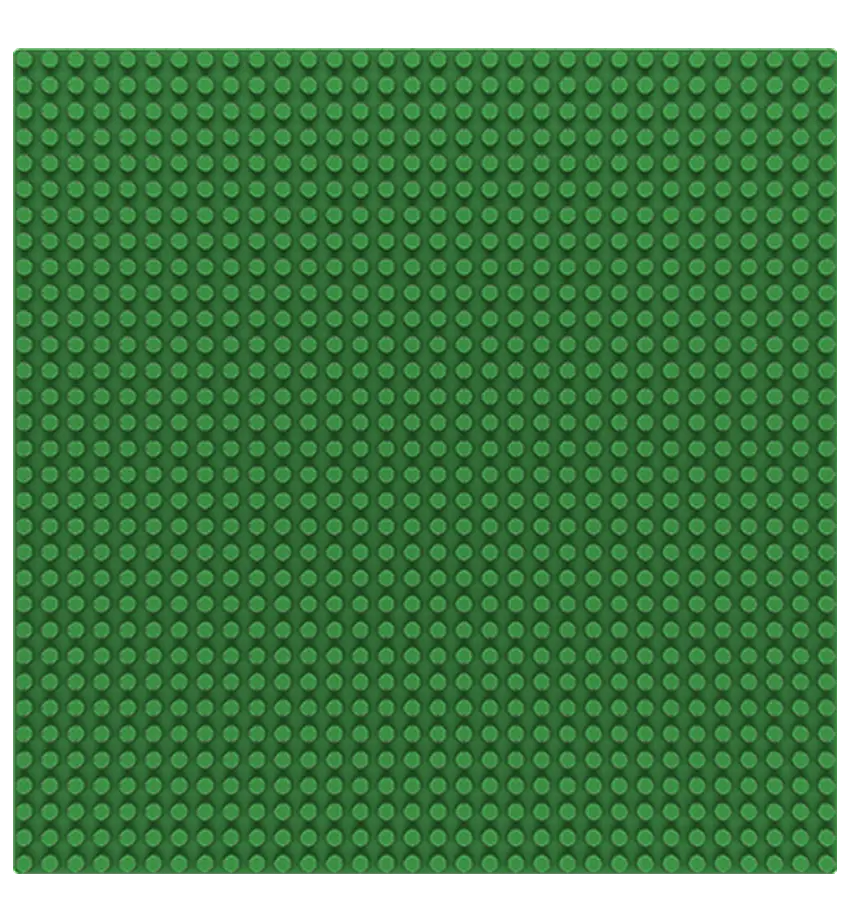 Sluban Base Plate 32 x 32 Green • Set M38-B0833C • SetDB