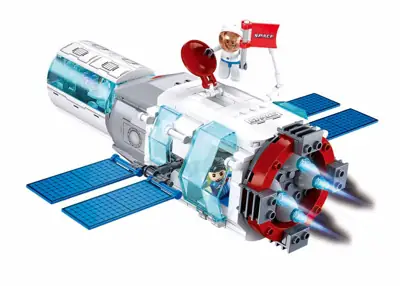 Sluban Saturn Landing Module • Set M38-B0923 • SetDB