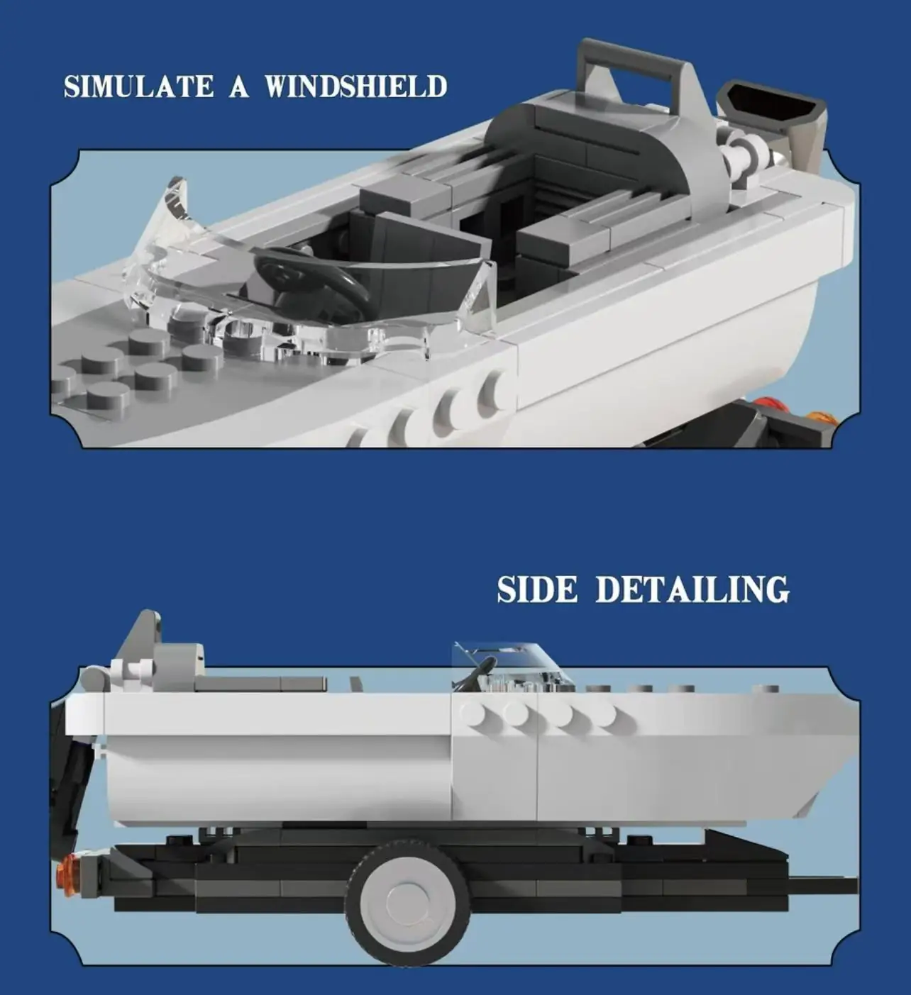 Xbert Trailer With Speedboat • Set 66115 • SetDB Xbert Trailer With Speedboat • Set 66115 • SetDB