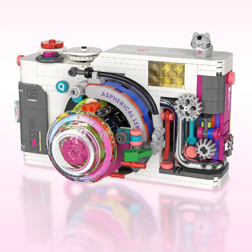 BrickYes Purple camera • MINI BLOCKS • Set 2212 • SetDB