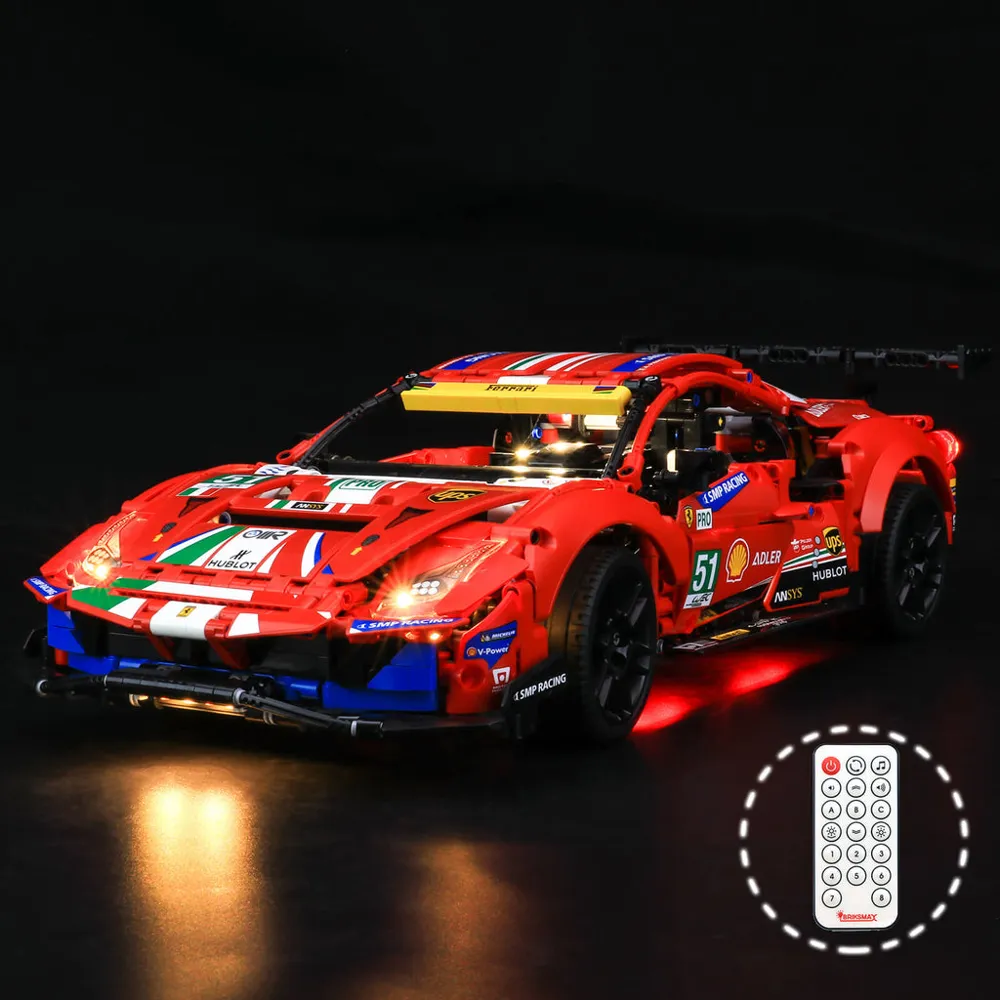 LEGO Technic Ferrari 488 GTE “AF Corse #51” • Set 42125