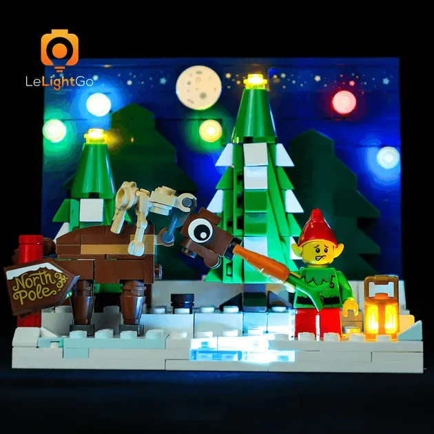 LEGO Holiday Santa's Front Yard • Set 40484 • SetDB