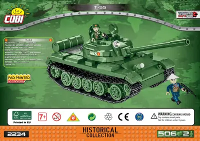 Cobi T-55 • Set 2234 • SetDB • Merlins Bricks
