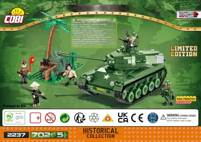 Cobi M41A3 Walker Bulldog Limited Edition • Set 2237 • SetDB