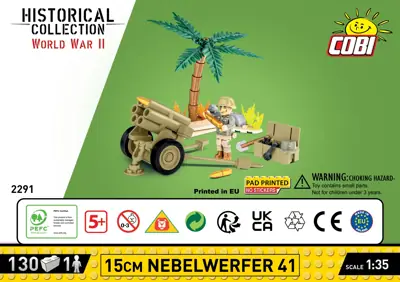 Cobi 15 cm Nebelwerfer 41 • Set 2291 • SetDB