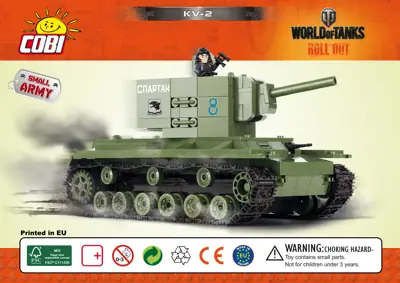 Cobi KV-2 • Set 3004 • SetDB • Merlins Bricks