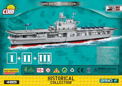 Cobi USS Enterprise • Set 4815 • SetDB • Merlins Bricks