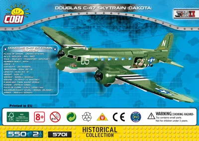 Cobi Douglas C-47 Skytrain D-Day Edition • Set 5701 • SetDB