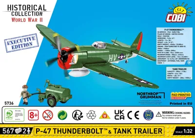 Cobi P-47 Thunderbolt & Tank Trailer Executive Edition