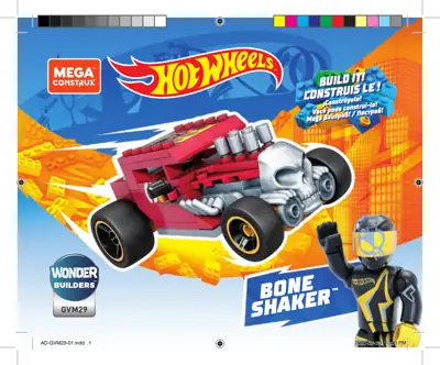 Mattel MEGA Hot Wheels Bone Shaker • Set GVM29 • SetDB