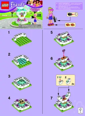 LEGO Friends Wish Fountain • Set 30204 • SetDB