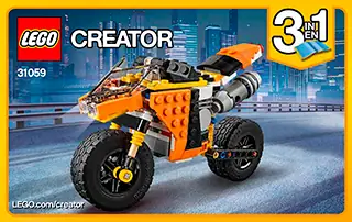 LEGO Creator Sunset Street Bike • Set 31059 • SetDB