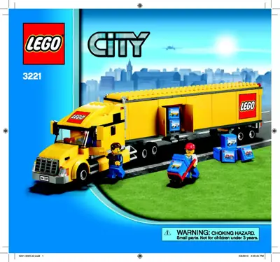LEGO City LEGO Truck • Set 3221 • SetDB • Merlins Bricks