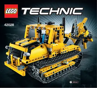 LEGO Technic Bulldozer • Set 42028 • SetDB • Merlins Bricks