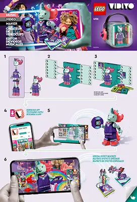 LEGO VIDIYO Unicorn DJ BeatBox • Set 43106 • SetDB LEGO VIDIYO Unicorn DJ BeatBox • Set 43106 • SetDB