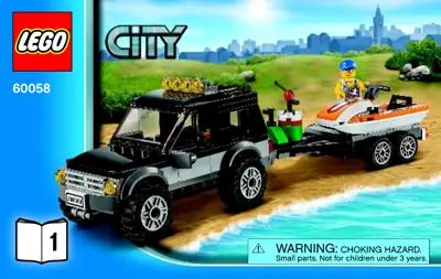 LEGO City SUV with Watercraft • Set 60058 • SetDB