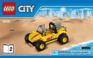 LEGO City Dune Buggy Trailer • Set 60082 • SetDB