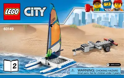 LEGO City 4x4 with Catamaran • Set 60149 • SetDB