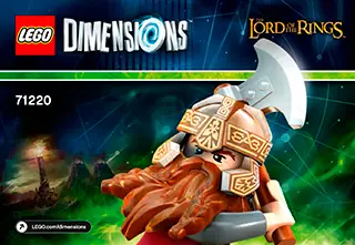 LEGO DIMENSIONS Gimli Fun Pack • Set 71220 • SetDB