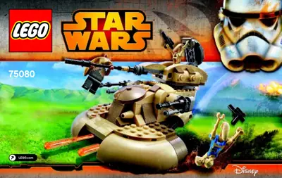 LEGO Star Wars AAT • Set 75080 • SetDB • Merlins Bricks