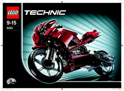 LEGO Technic Street Bike • Set 8420 • SetDB • Merlins Bricks