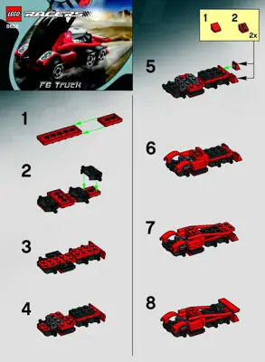 LEGO Racers F6 Truck • Set 8656 • SetDB • Merlins Bricks