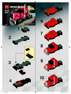 LEGO Racers Road Hero • Set 8664 • SetDB • Merlins Bricks