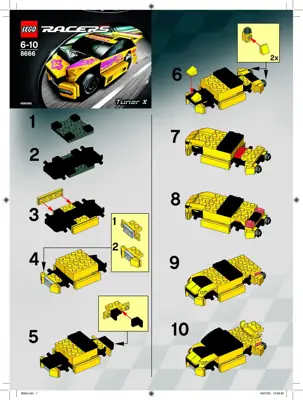 LEGO Racers Tuner X • Set 8666 • SetDB • Merlins Bricks