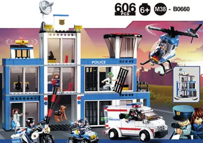 Sluban Police Office • Set M38-B0660 • SetDB