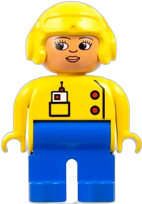 LEGO DUPLO Duplo Figure Female, Blue Legs