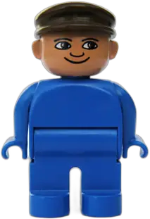 LEGO DUPLO Duplo Figure Male, Blue Legs, Blue Top
