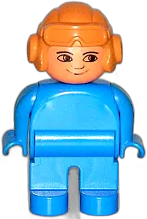 LEGO DUPLO Duplo Figure Male, Blue Legs, Blue Top