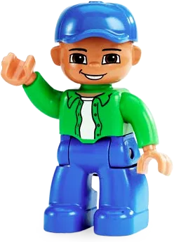 LEGO DUPLO Duplo Figure Lego Ville Male • Minifig 47394pb096