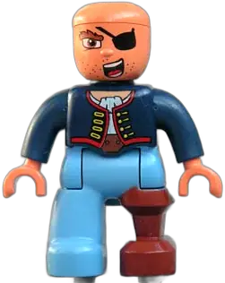 LEGO DUPLO Duplo Figure Lego Ville Male Pirate
