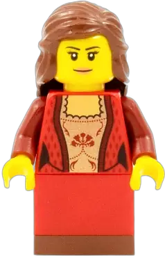 LEGO Education Archer Girl • Minifig cas544 • SetDB