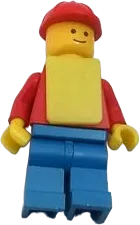 LEGO City Plain Red Torso Red Arms, Blue Legs