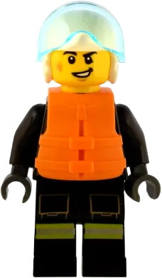 LEGO City Fire Male • Minifig cty1549 • SetDB
