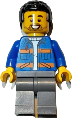 LEGO City Lawn Mower Operator Male • Minifig cty1574 • SetDB