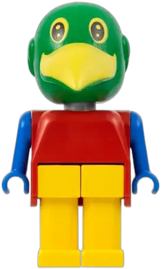 LEGO Fabuland Bird Charlie / Joe Crow, Black Head